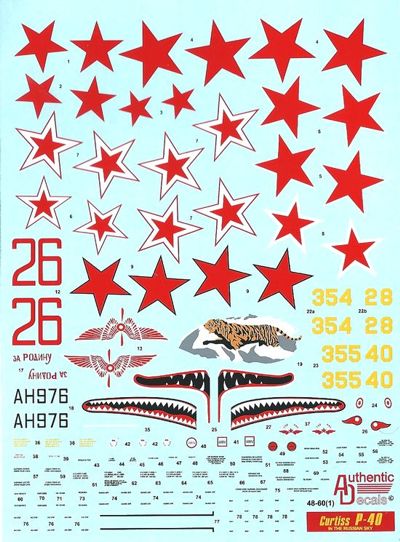 Authentic Decals Aircraft decals - AD4860 | Hannants